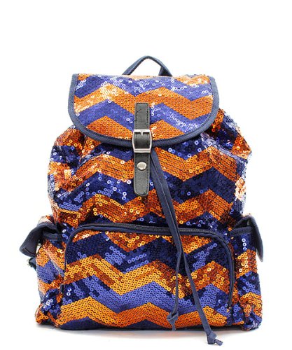 best sparkly sequin chevron backpack - glitter reviews - Chevron ...