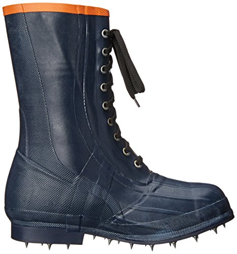 Viking Footwear Men's Caulked Forester Logging Boot, Black/Orange, 8 M ...
