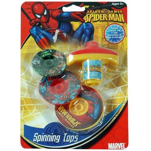 Spiderman Spinning Stacking Tops Toys Games Toys Activity Toys