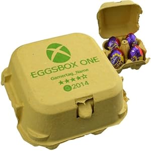 Personalised Eggs Box with XBOX Design: Amazon.co.uk: Kitchen & Home