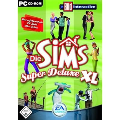 Die Sims 1 Super Deluxe XL (insges. 5 CD-ROMs, inkl. 4 Erweiterungen ...