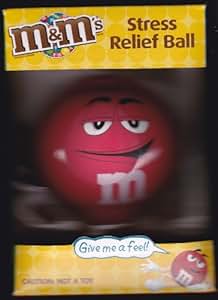 Amazon.com: M&M's Stress Relief Ball - Red: Toys & Games