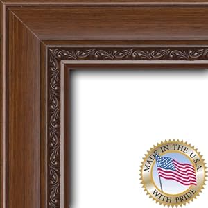 Amazon.com - ArtToFrames 6x9 / 6 x 9 Picture Frame Walnut .. 2.5'' wide ...