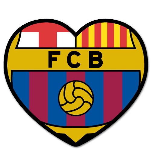Amazon.com : FC Barcelona Barca vynil car sticker window decal 4" x 4 ...