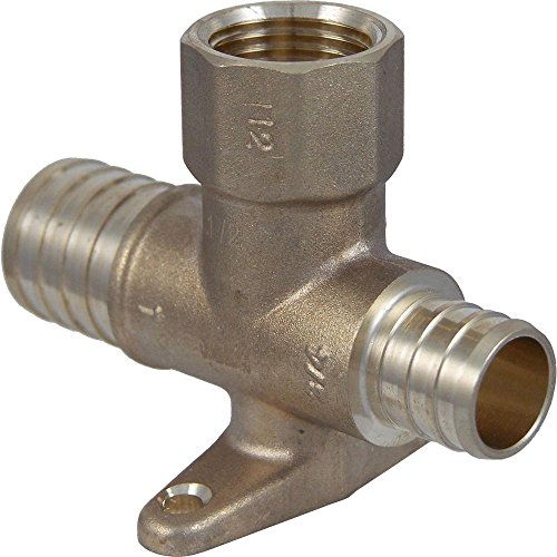 SharkBite UCF16128H Brass FNPT Fire Sprinkler Tee, 4" x 1/2" Home ...