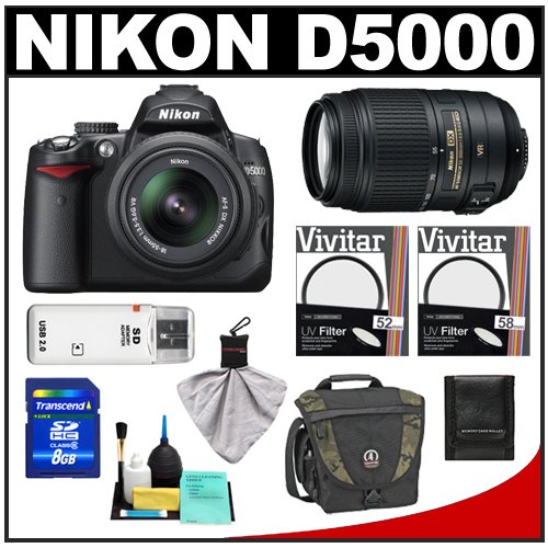 Black Friday Nikon D5000 Digital SLR Camera & 18-55mm AF-S G VR Zoom ...