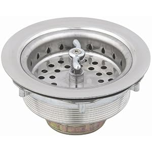WATTS 653003H Stainless Steel "Lok-Spin" Sink Strainer - Watts Kitchen ...