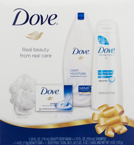 Dove Beauty 4 Piece Deep Moisture Gift Set Health Personal Care ...
