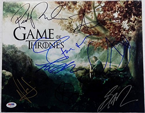 Game Of Thrones Cast Signed 11×14 Photo George R.R. Martin Rory McCann ...