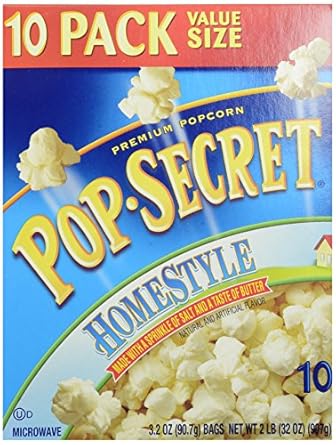 Amazon.com: Pop-Secret Homestyle Popcorn, 10 Count: Prime Pantry