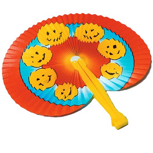 Smiley Face Folding Fans - FindGift.com