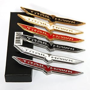 Amazon.com: Yoaoo-oem® 1pcs OEM Trailhawk Emblem Trail Nameplate Badge ...