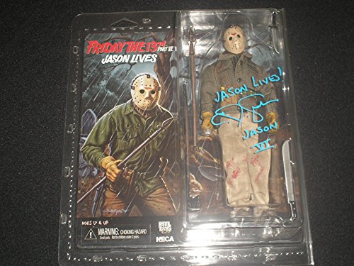 CJ GRAHAM Signed Jason Voorhees Part 6 NECA FIGURE Autograph Friday the ...