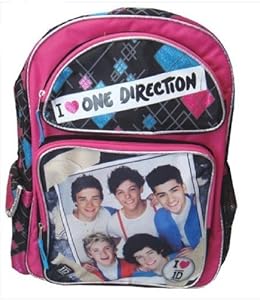 One Direction Backpack - One Thing 1D | 16in Large School Bag: Amazon ...