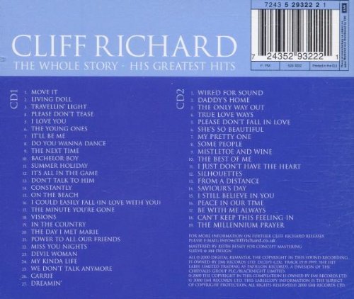 Cliff Richard Album: «Cliff Richard - Whole Story: His Greatest Hits»