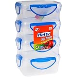 Amazon.com: Hefty Clip Fresh Food Storage Container 35 Cups Rectangular ...