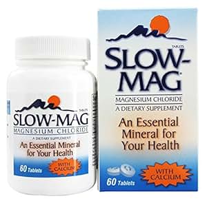 Amazon.com: Slow-Mag Tablets With Calcium 71.5 mg - 60 tablets: Health ...