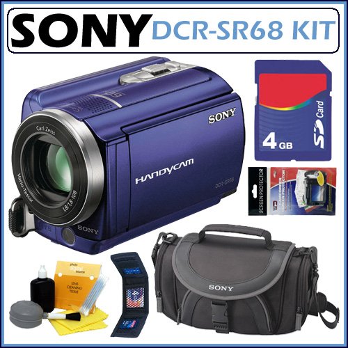 Sony DCR-SR68 80GB Hard Disk Drive Handycam® Camcorder with 60x Optical ...