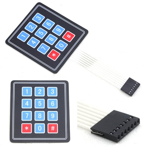 4 x3 Matrix Array 12 Key Membrane Switch Keypad Keyboard - Homonononaeraa