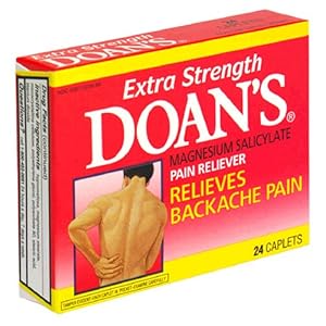Amazon.com: Doan's Backache Pain Relief Caplets, Extra Strength, 24 ...