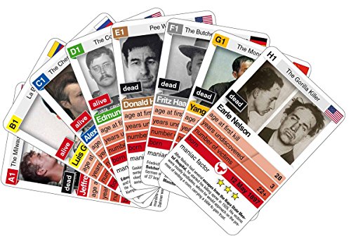 Notorious Serial Killers - a Trump card game for adults New | eBay