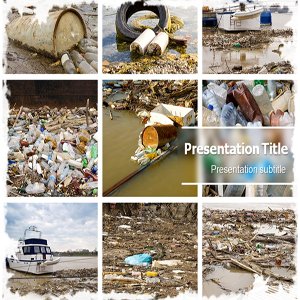 Amazon.com: Water Pollution Powerpoint Template - Water Pollution ...