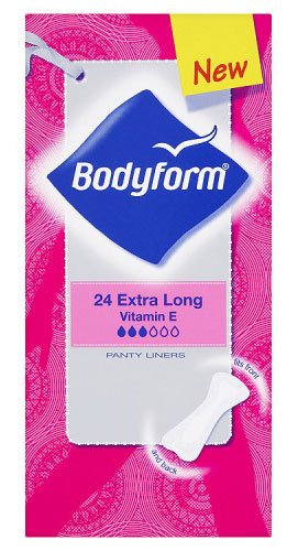 Bodyform Panty Liners Extra Dry Long 2-In-1 24 | Nakosite