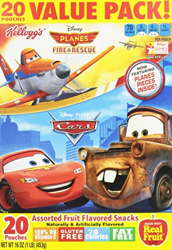 Kellogg\'s Disney Cars Fruit Flavored Snacks, 16 Ounce Food, Beverages ...