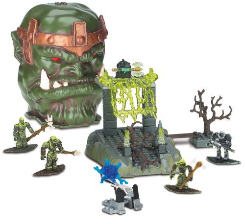 legos for sale: Mega Bloks Fire Cavern Bone Dragon Skull 9427