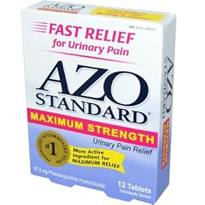 Amazon.com: Special Sale pack of 6 AZO STANDARD MAX STRENGTH 12 Tablets ...