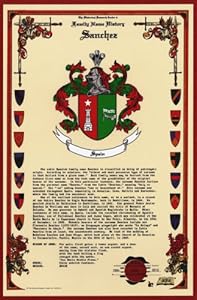 Amazon.com: Sanchez Coat of Arms/Crest and Family Name History, meaning ...