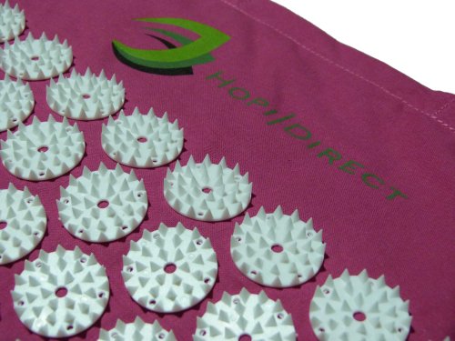 The Hopi Direct Pink Shakti Yantra Mat (Bed of Nails Mat) 100% Cotton ...