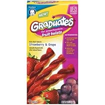 Gerber Graduates Fruit Twists Strawberry & Grape – 12 Pack ...