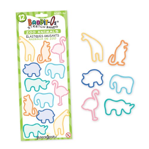 NEW Pk 12 Bandit O s Shaped Rubber Bands Series 1 Zoo Animals Similar To Silly Bandz new-pk-12-bandit-o-s-shaped-rubber-bands-series-1-zoo-animals-similar-to-silly-bandz