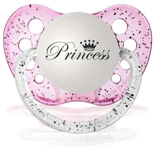 Personalized Baby Girl Princess Pacifier | Encore Second Hand Baby Registry
