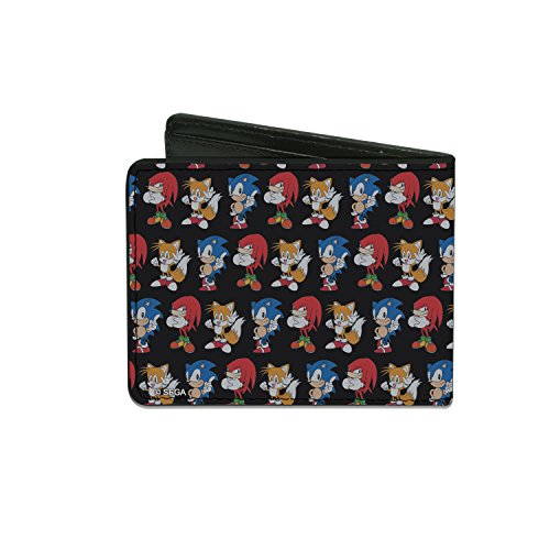 Sonic The Hedgehog Sonic Tails And Knuckles Bi Fold Wallet | Desertcart ...