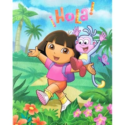 Amazon.com : Dora the Explorer "Hola" Binder Folder ~ Blue : Other ...