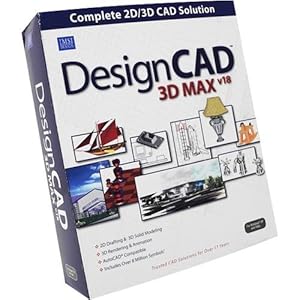 Amazon.com: Designcad 3D Max Version 18 2D & 3D Cad Solution [Old ...