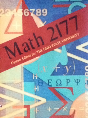 Math 2177 Custom Edition for The Ohio State University - 9781256826767 ...