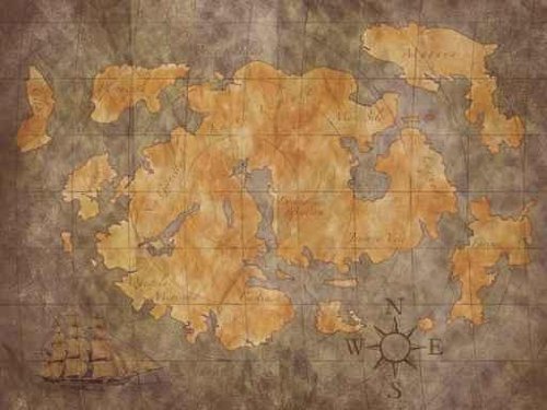 Treasure Map Stickers