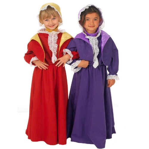 Girls Kids Rich Miss Bronte Victorian School Book Day Fancy Dress ...