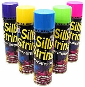 Amazon.com : Silly String Spray Streamers (3-Pack) : Hair Sprays : Beauty