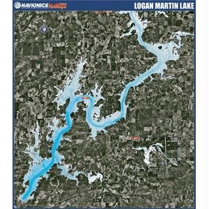 Amazon.com : Navionics Paper Map - Logan Martin Lake Alabama : Boating ...