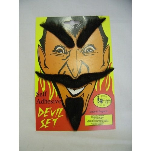 Opiniones de BLACK MOUSTACHE AND BEARD SET DEVIL HALLOWEEN (accesorio ...