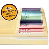 Amazon.com : Smead Viewables Color Labeling System Refill Pack, 3 7/16 ...
