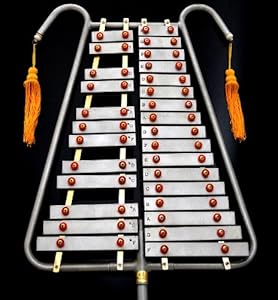 Chromatic lyre bell game with 29 touches metal bars and accessories ...
