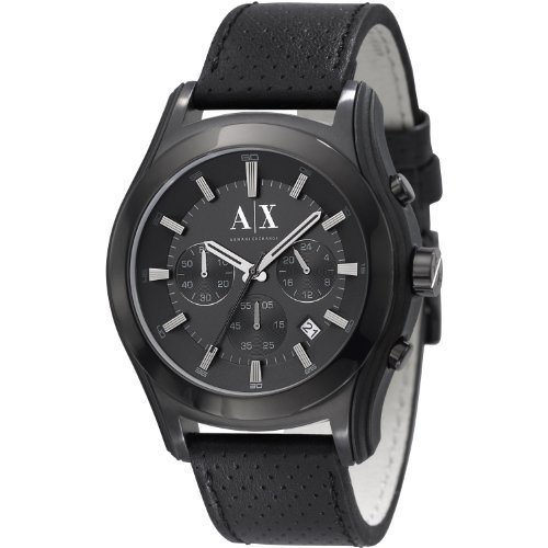 Armani Exchange Perforated Black Dial Men’s watch #AX2073 | Best Armani ...