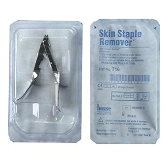 Amazon.com: Busse Sterile Staple Remover Kit, 48 Kits: Industrial ...