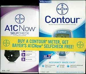 Amazon.com: Bayer Contour Glucose Meter & A1CNow SelfCheck A1C System ...