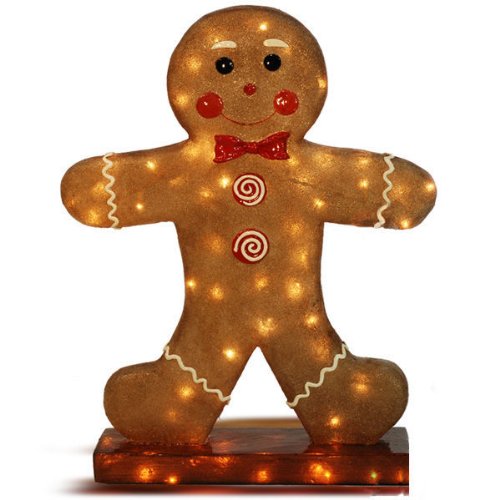 Gingerbread Man Christmas Lights